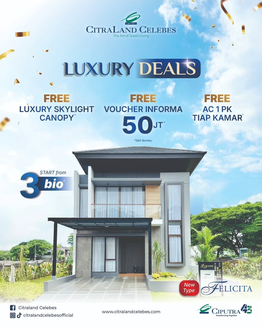 LUXURY LIVING, LUXURY REWARDS - CitraLand Celebes